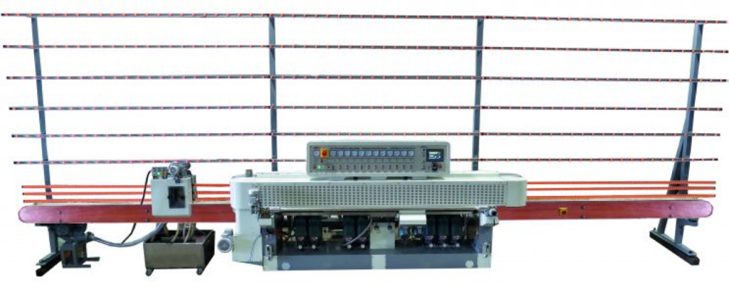 DZM4 – 4 Spindle Glass Straight Flat Edger | Jordon Glass Machinery